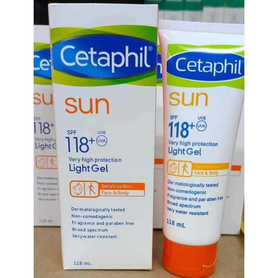 Set Of 1 Set Of 2 Cetaphil Sun Spf 50 Light Gel 118ml Shopee