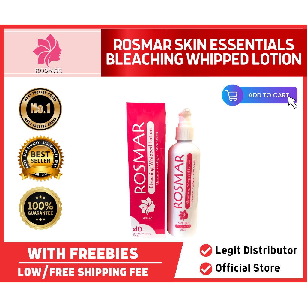 ROSMAR SKIN ESSENTIALS BLEACHING WHIPPED LOTION | Shopee Philippines
