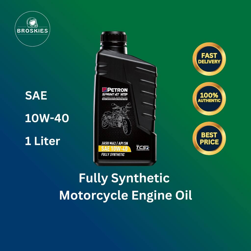 Petron Sprint 4T HTP Fully Synthetic Motorcycle Engine Oil SAE 10W-40 | Shopee Philippines