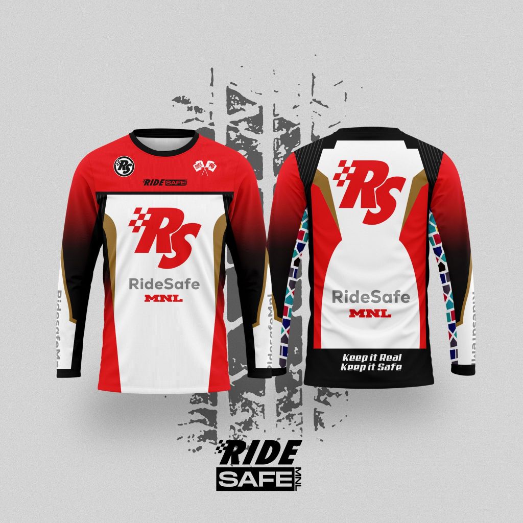 RSMNL 017 | RIDE SAFE MNL RIDING JERSEY | RSMNL LONGSLEEVES | FULL SUBLIMATION | Shopee Philippines