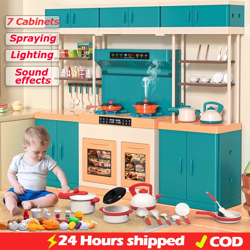 Kitchen Set For Kids Cooking Set Toys For Girl Kitchen Toys For Girls ...