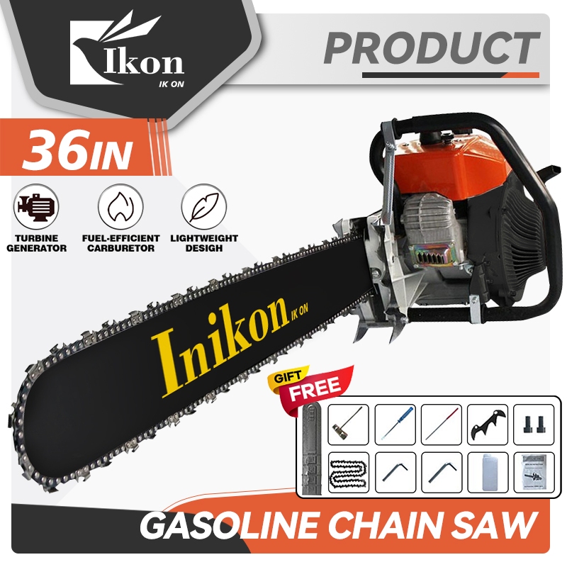 36 Inches Portable Chainsaw Gasoline Chainsaw 105CC Original Power Saw ...