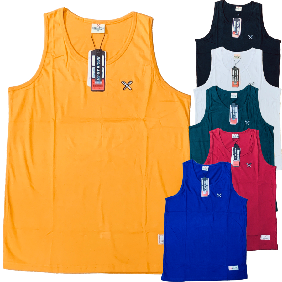 MD008 Branded Overruns Quality Sando for Men's Soft Cotton Fabric ...