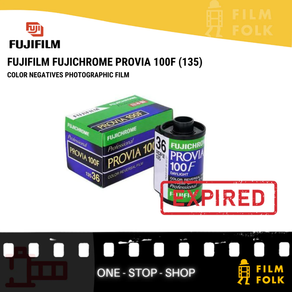 FUJIFILM FUJICHROME PROVIA 100F - 135/35MM FORMAT COLORED PHOTOGRAPHIC ...