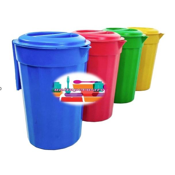 Multipurpose Reusable Plastic Colorful Transparent Pitcher Pitchel ...