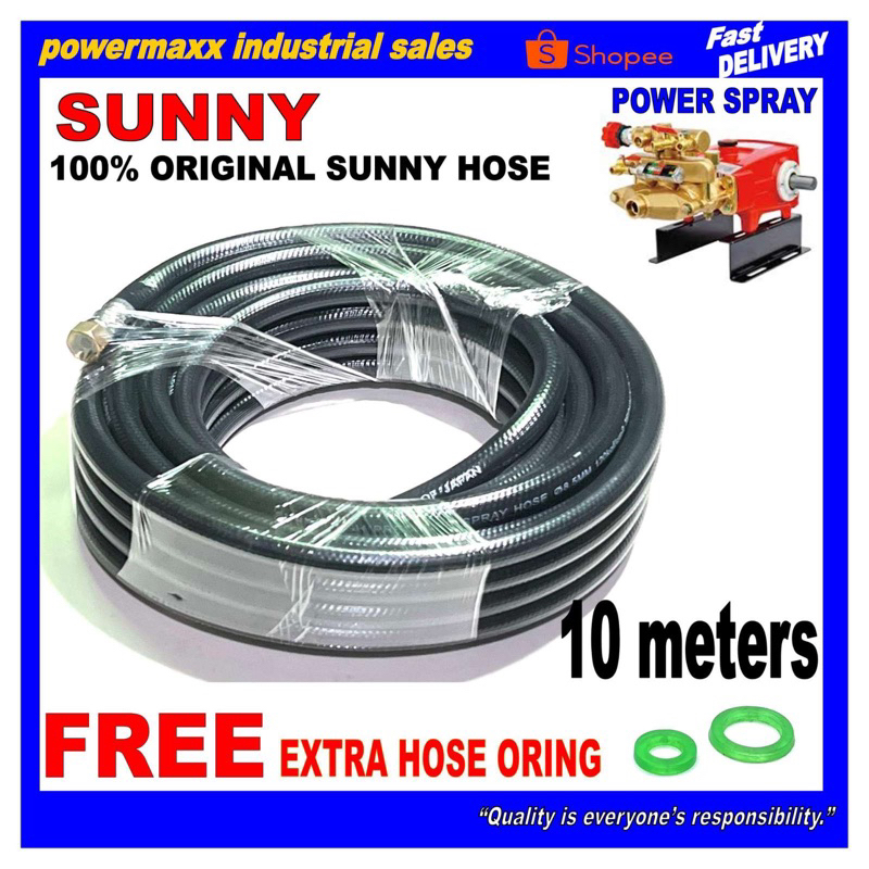 POWER SPRAY HOSE 10 METERS HEAVY DUTY | Shopee Philippines