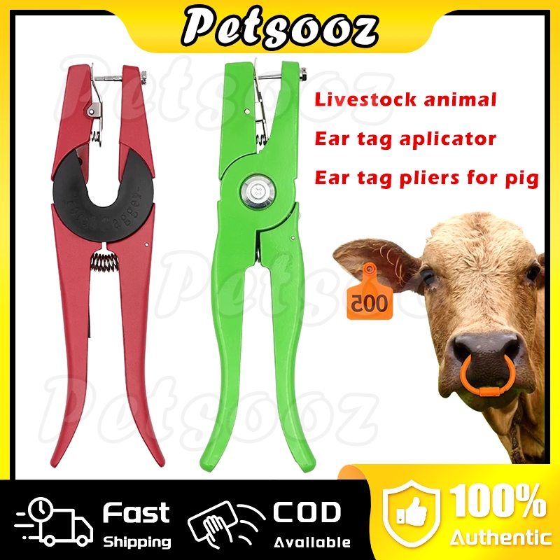 Livestock animal ear tag aplicator Heavy duty Eartag applicator for pig ...