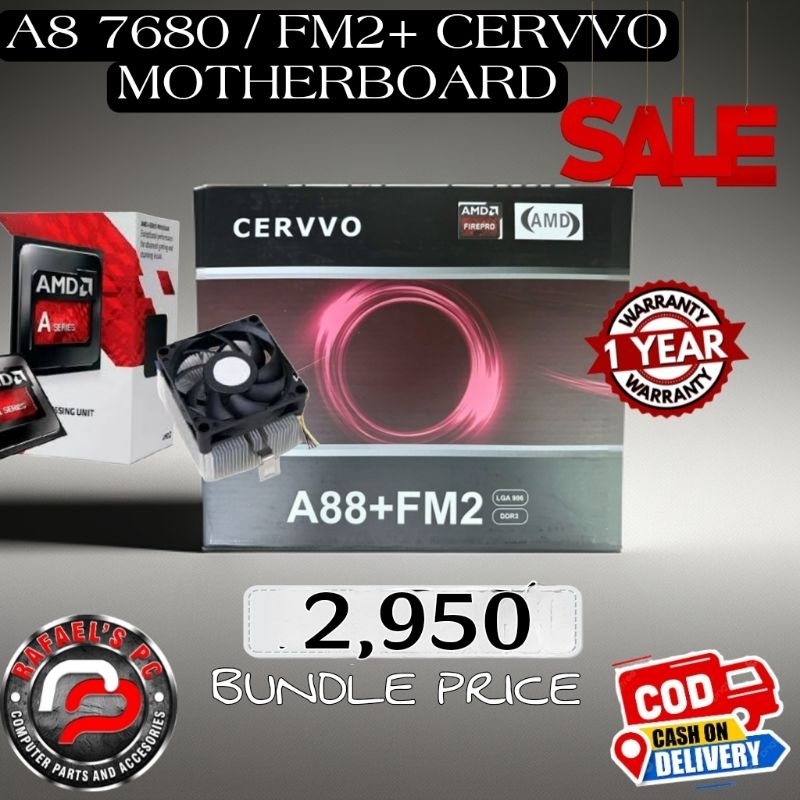 AMD A8 7680 BUNDLE W/ MOBO AND RAM | Shopee Philippines