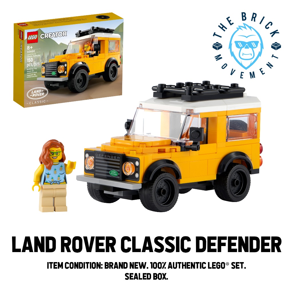 LEGO® CREATOR 40650 Land Rover Classic Defender Set | Shopee Philippines