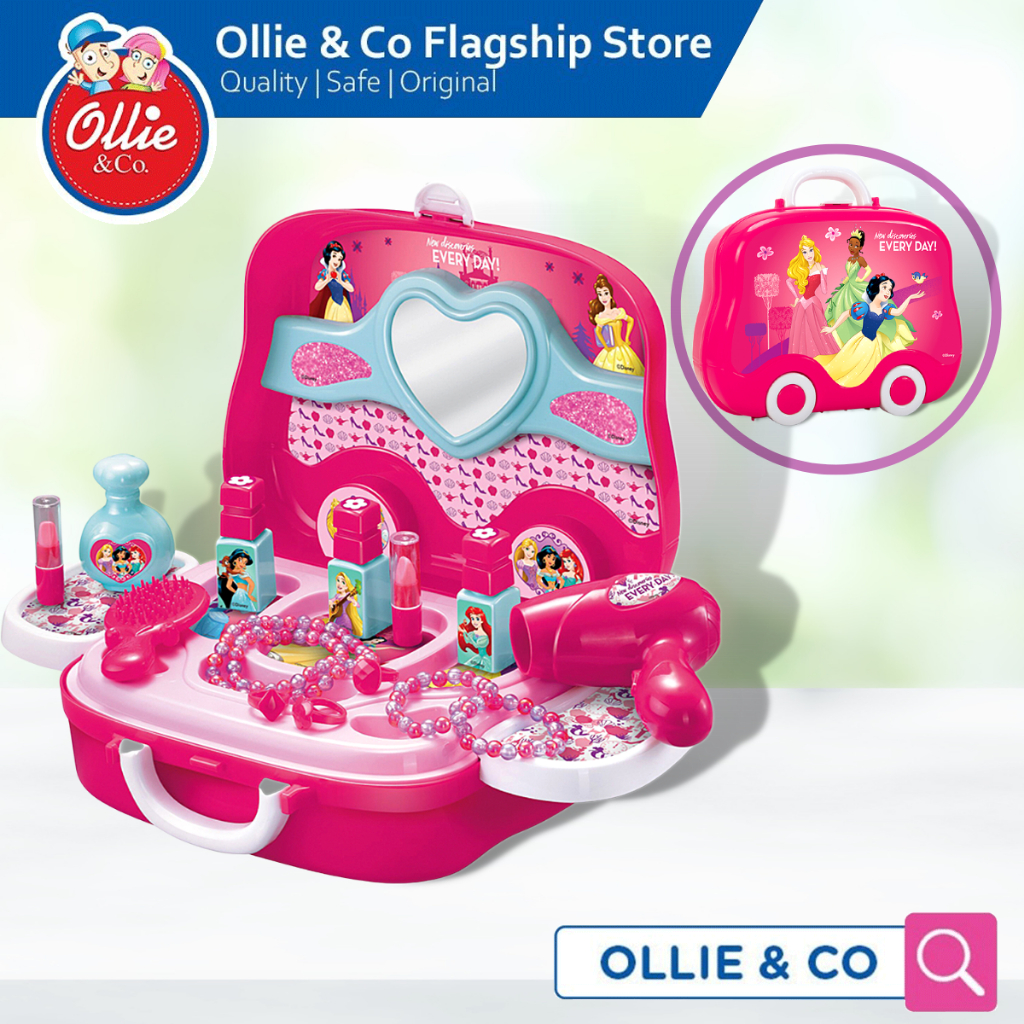 Disney Princess Dreassing Table Suitcase with WheelsPlayset Beauty ...
