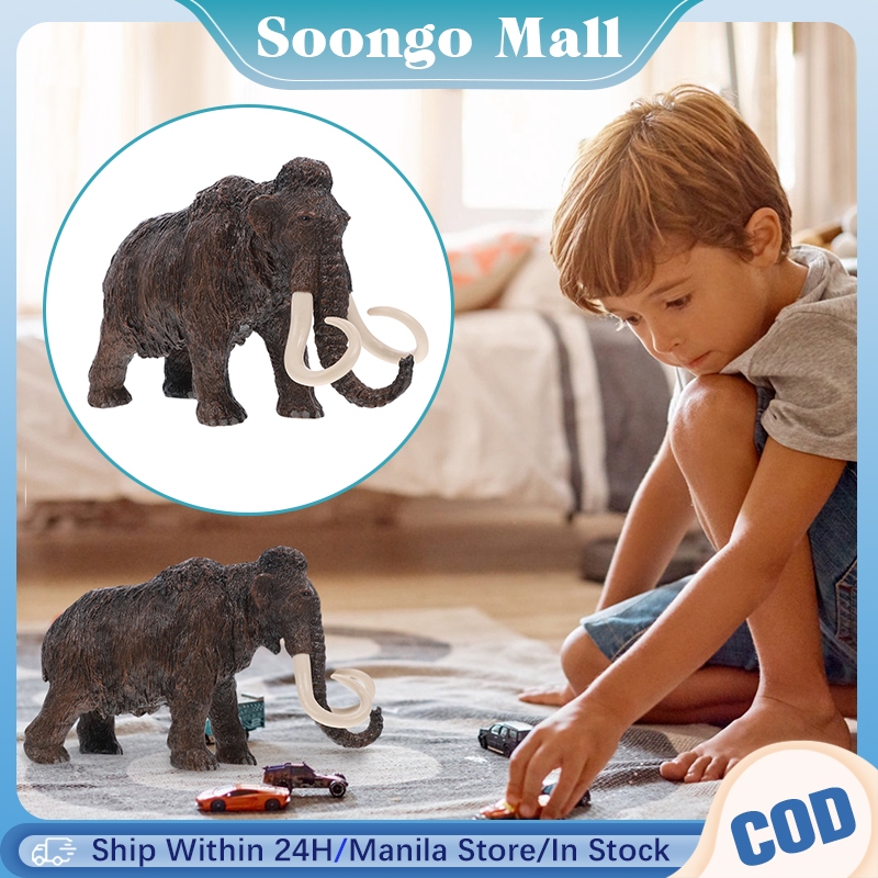 Simulation Mammoth Model Realistic Animal Elephant Model Desktop ...