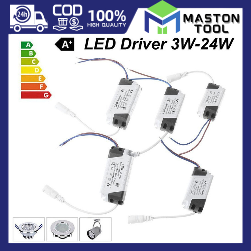 8-12w LED Driver DC connector 18-24w Power supply Light Constant ...