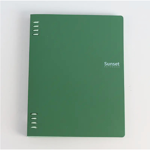 Japan Miniimalist Sunset Binder refillable 8 holes left hand friendly ...