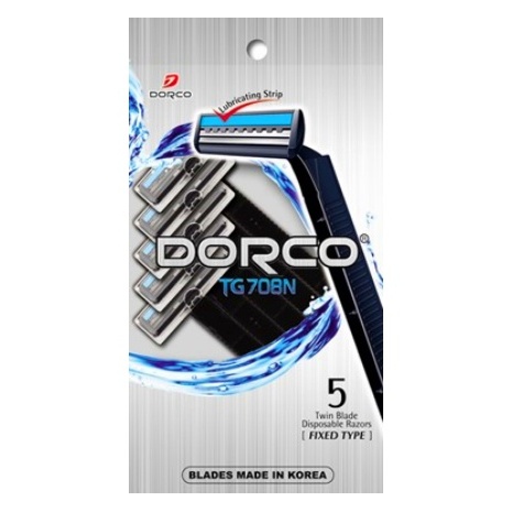 1pack/5pcs DORCO BLADE(original) TG708N twin blade disposable razors ...