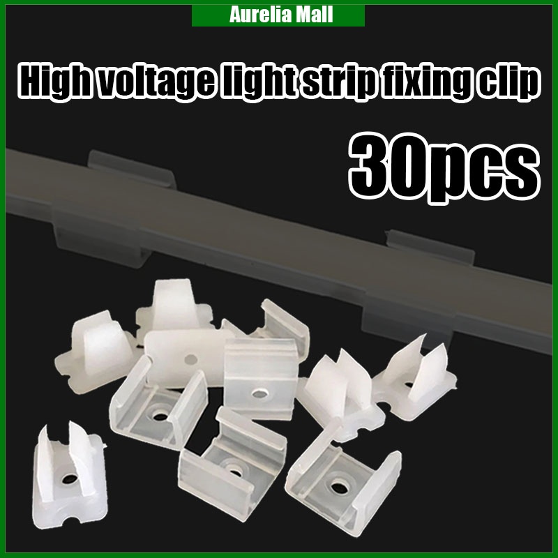 30Pcs 12mm LED Strip Clips Connector LED Strip Fix Clips For Fixing ...