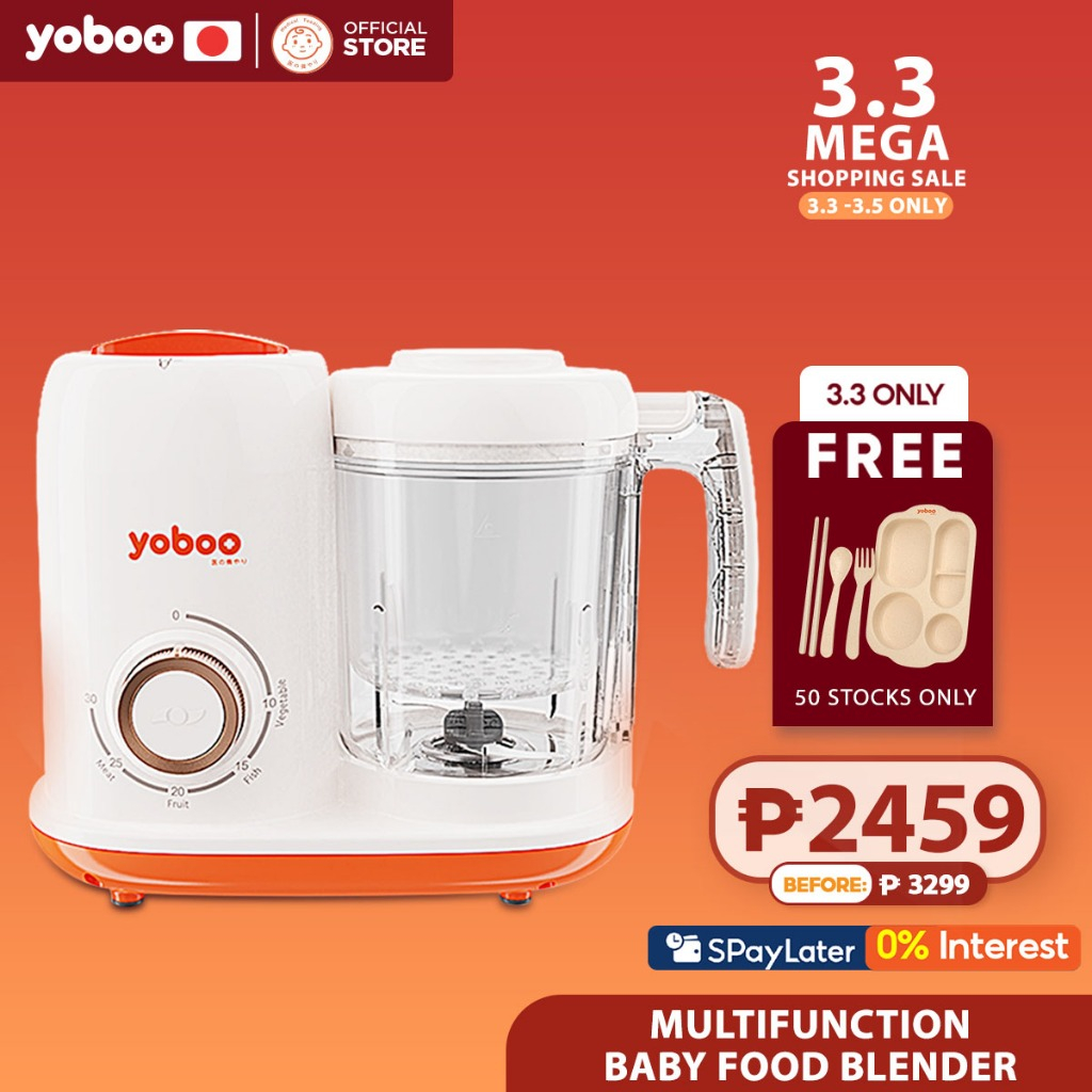 Yoboo Baby Multifunctional Food Processor | 2 In 1 | Steaming And ...