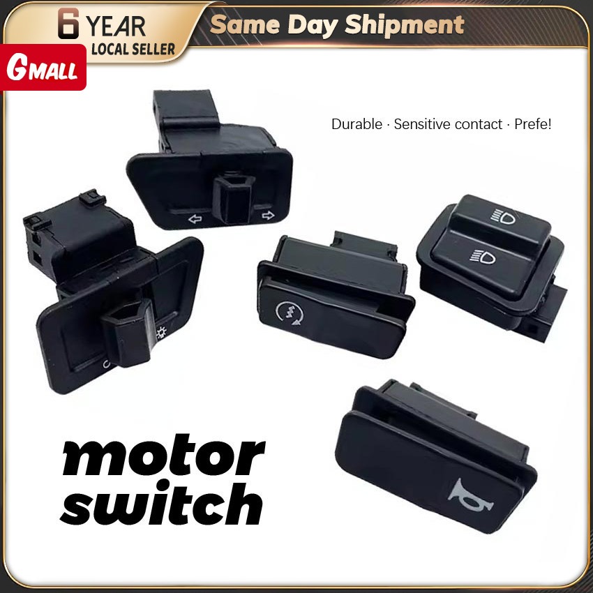 【Fast Delivery】5pcs Moped Scooter Motorcycle Starter Button Turn Signal ...