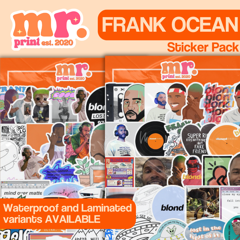 FRANK OCEAN STICKERS WATERPROOF | Shopee Philippines