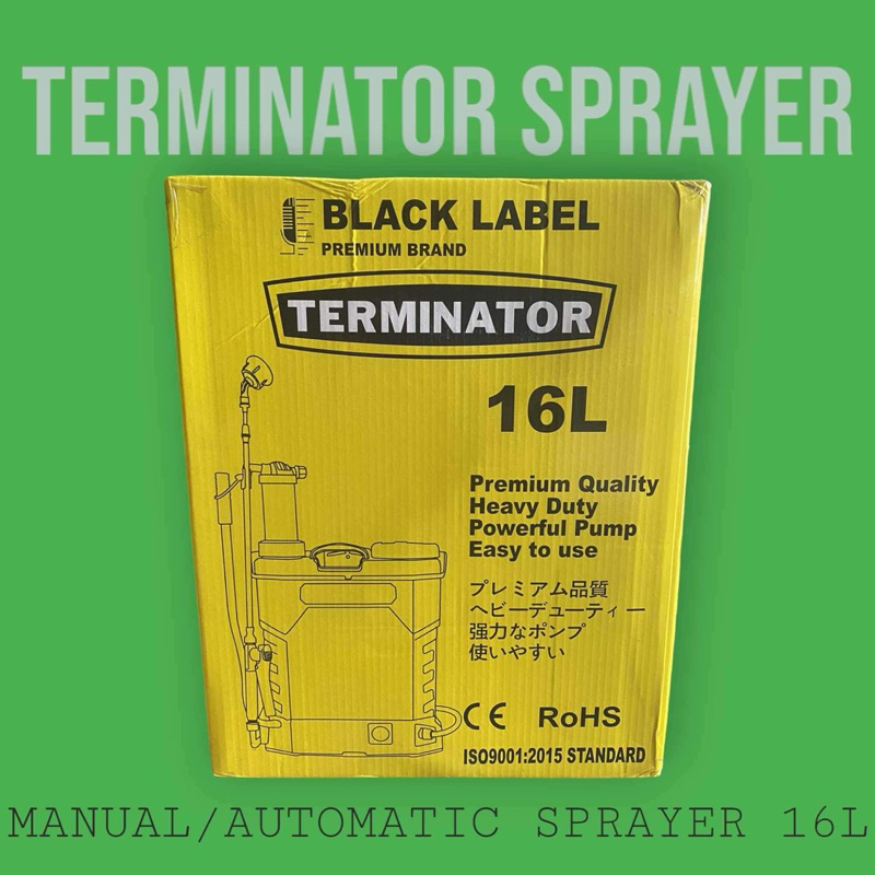 BLACK LABEL TERMINATOR SPRAYER PREMIUM BRAND 16L | Shopee Philippines