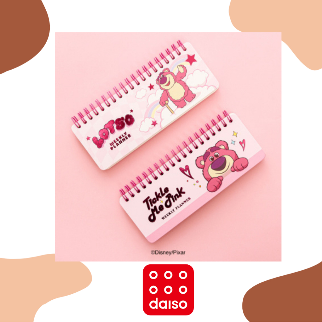 DAISO KOREA- Lotso Weekly Planner 80 sheets | Shopee Philippines
