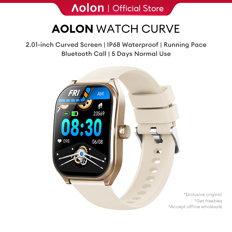 Aolon Curve Smart Watch 2.01Inch Ultra Original IP68 Waterproof Health ...