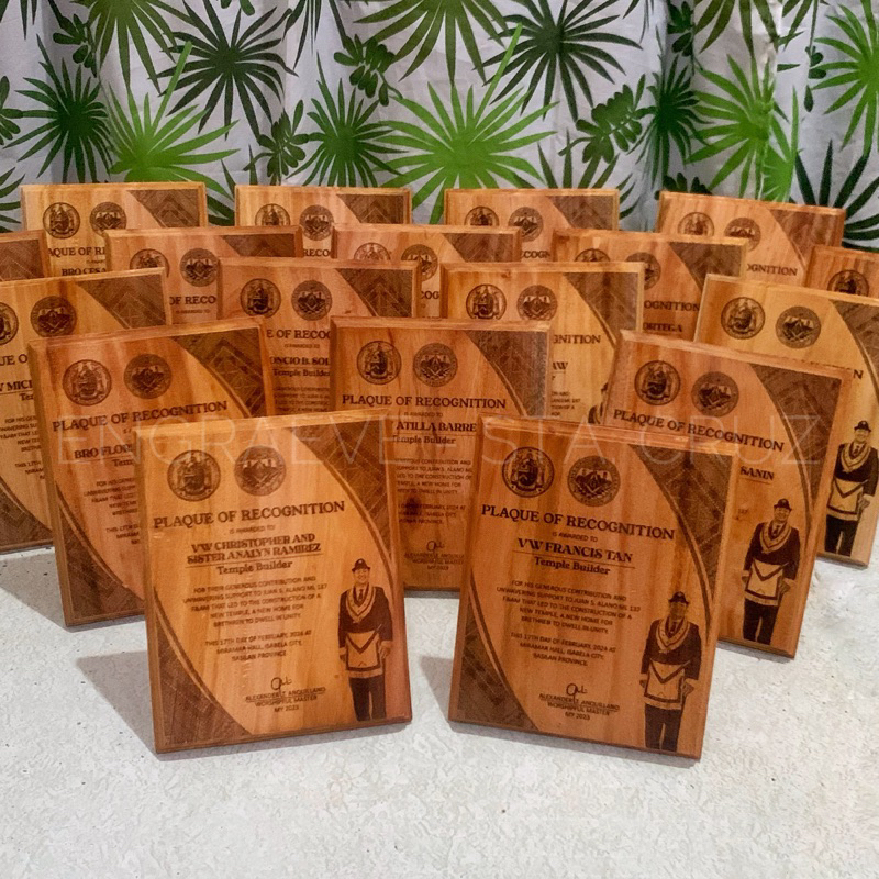 Personalized Laser Engraved Wooden Plaque 8x10” | Shopee Philippines