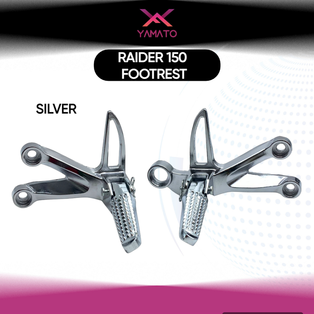 1 Pair Motorcycle Rear Footrest for Raider 150 | Shopee Philippines