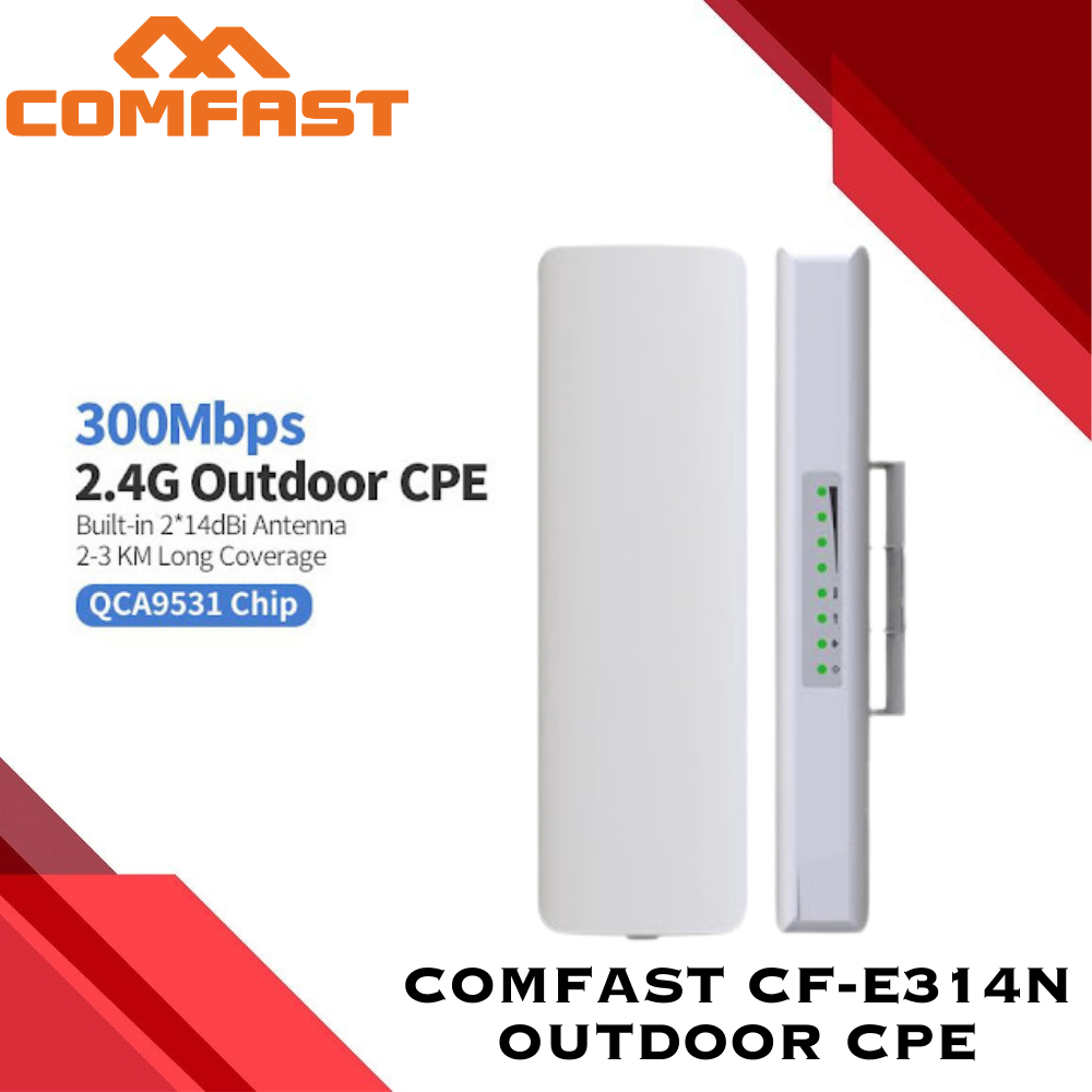 COMFAST CF-E314N 300Mbps 2.4Ghz Outdoor Mini Wireless AP Bridge WIFI ...