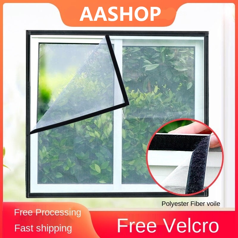 Lamok sa bintana screen lambat pinto plastic gauze Velcro window screen ...