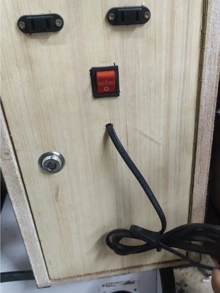 Dual carwash timer wood box Allan, ADJUSTABLE TIME old and new 5 pesos ...