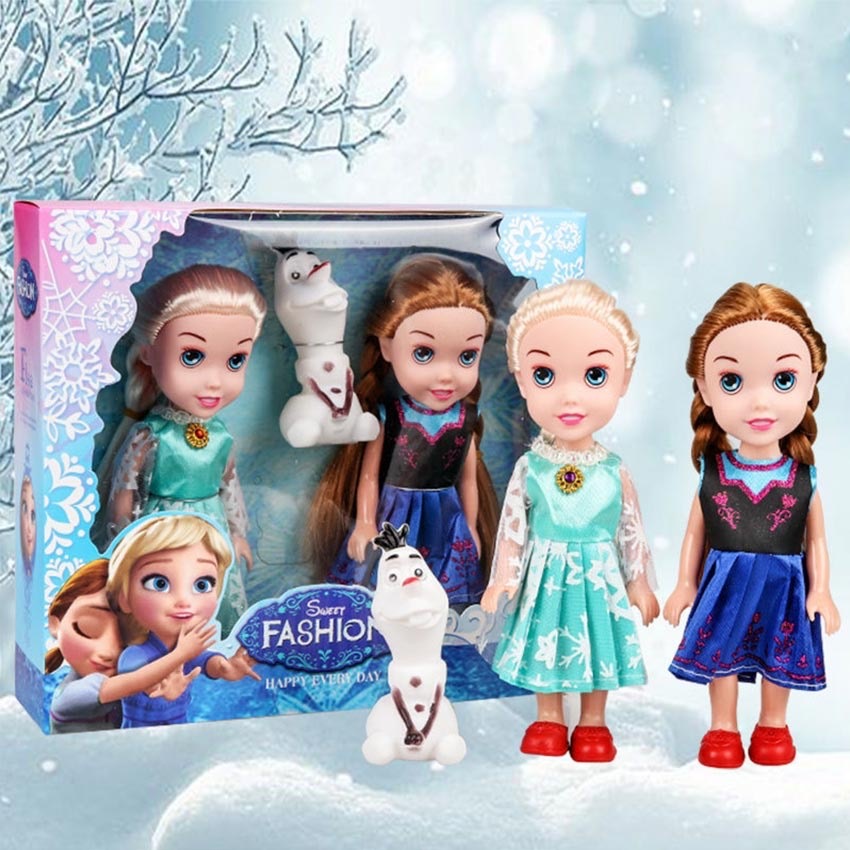 Frozen Elsa Anna Princess Doll Set | Shopee Philippines