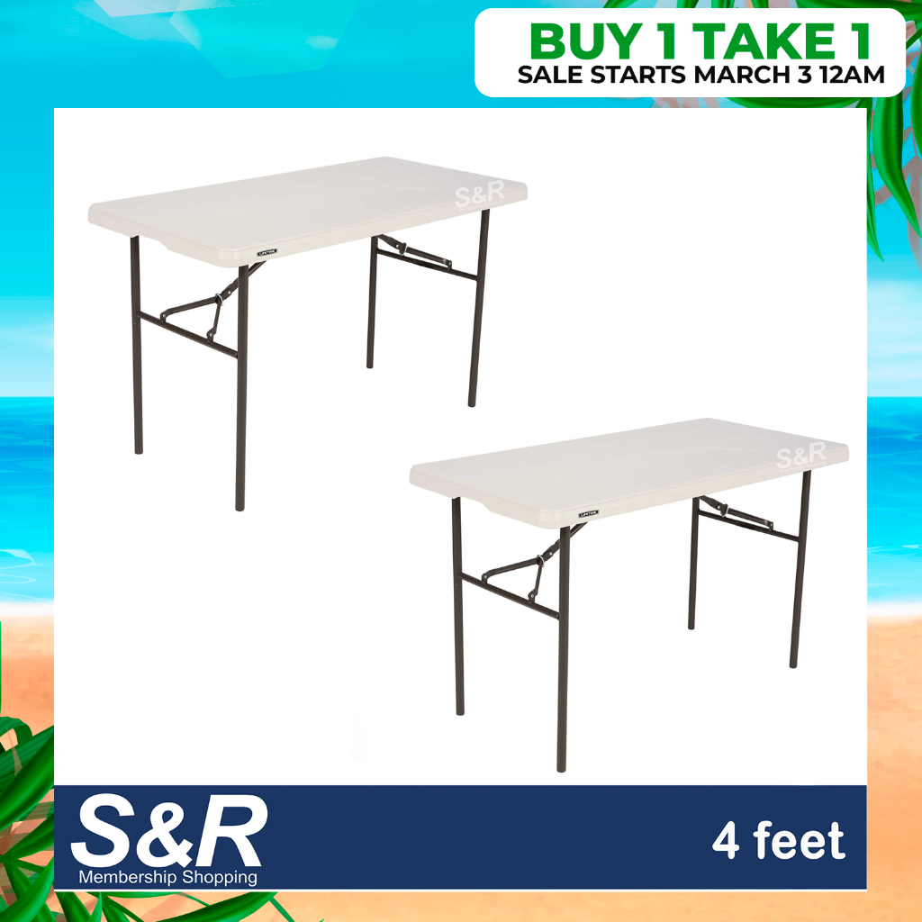 Lifetime 4ft Table 1pc | Shopee Philippines
