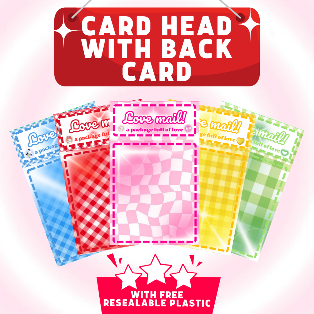 10 pcs card head and back card for packaging | ready to use | free ...