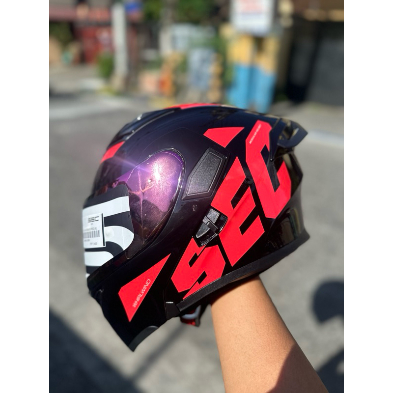 SEC WHIRLWIND Modular Helmet with FREEBIES | Shopee Philippines