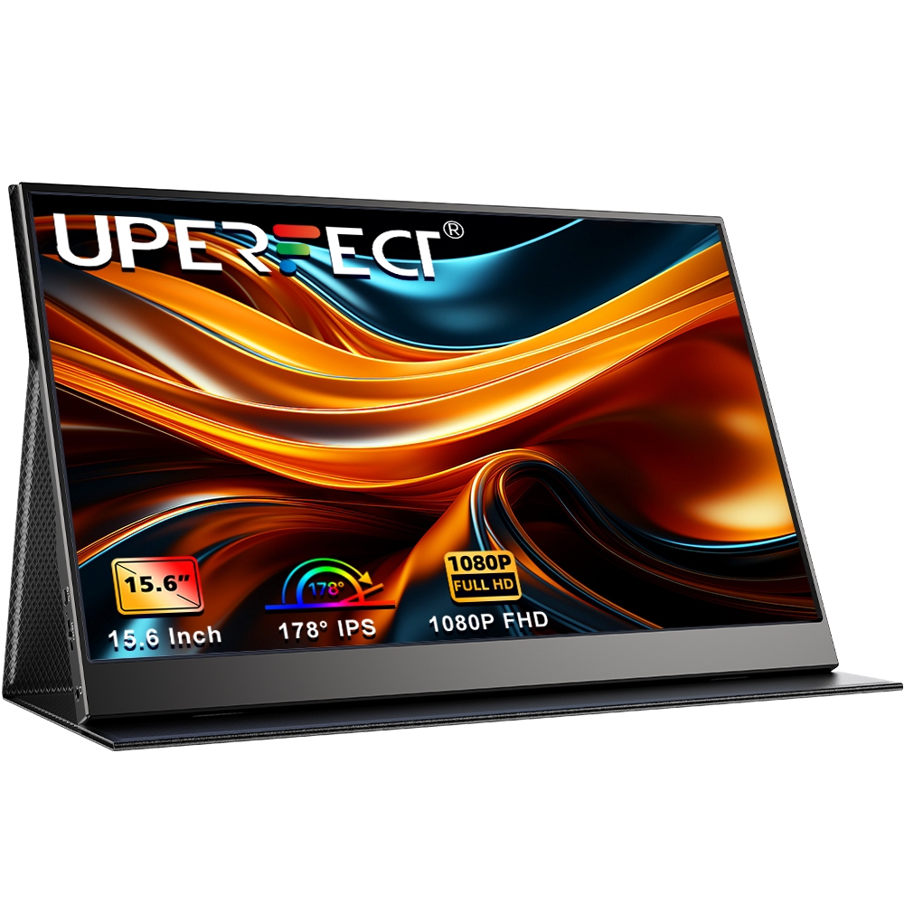 UPERFECT 15.6 Portable Monitor 1080P IPS Screen FHD monitor lcd ...