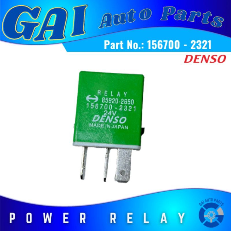 DENSO Relay 24V 4 PIN Japan Quality (156700 - 2321) | Shopee Philippines