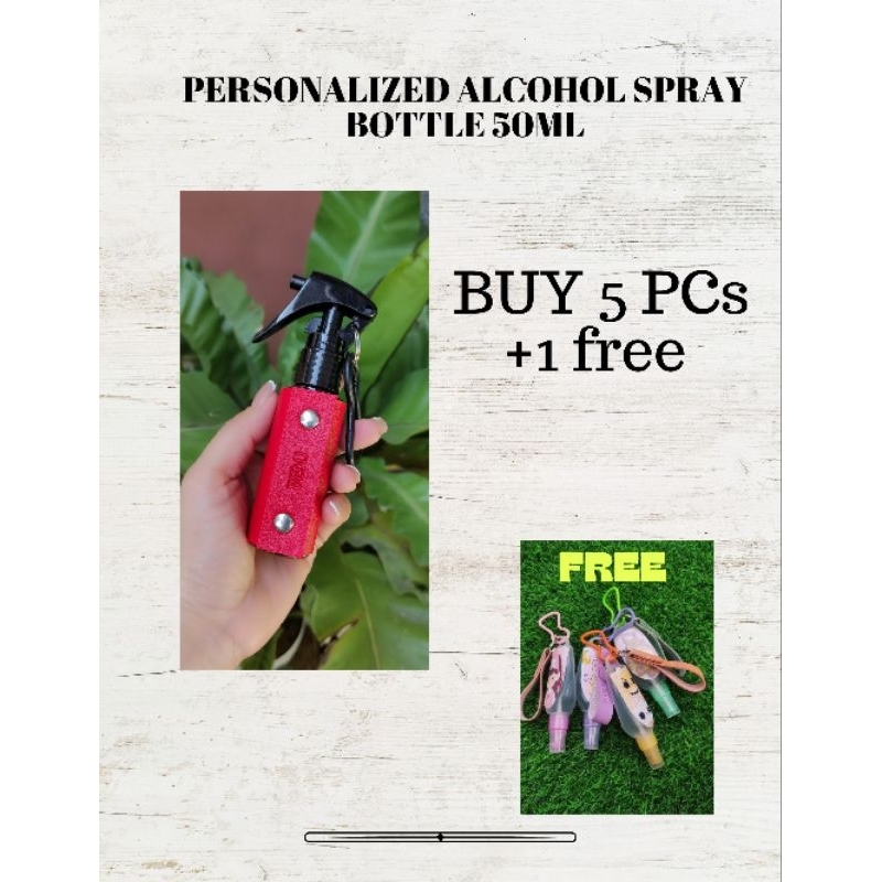 Personalized 50ml Alcohol Spray Bottle | Shopee Philippines