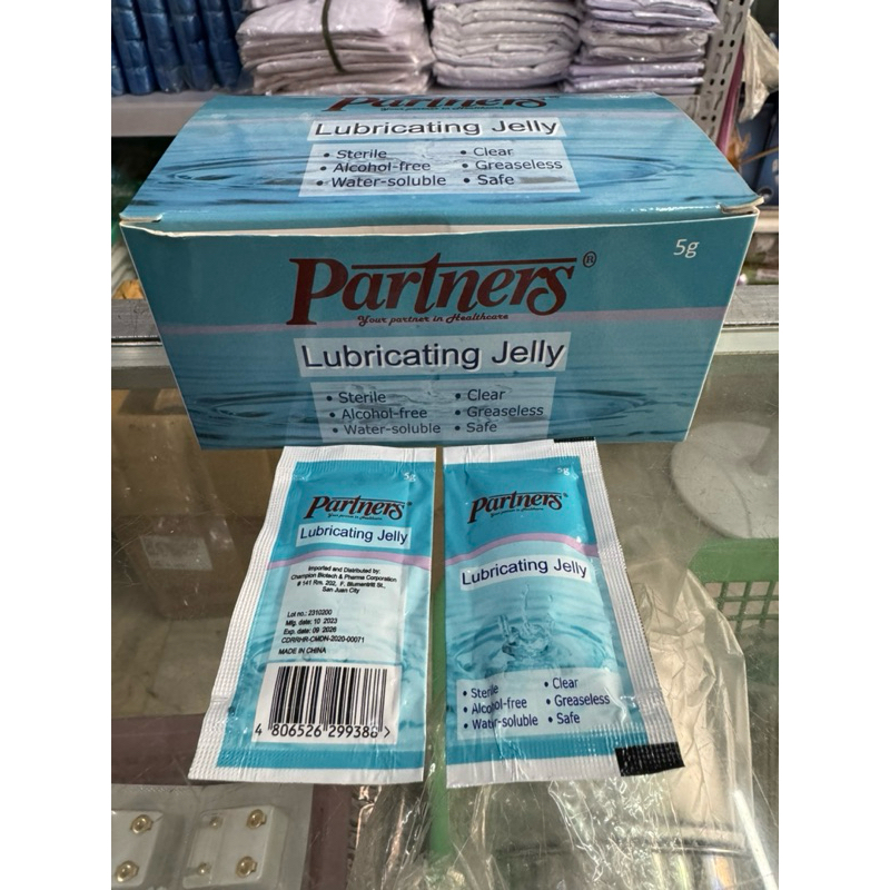 Lubricating Jelly Sachet 5 grams Medical Use 50pcs. Sold per Box ...