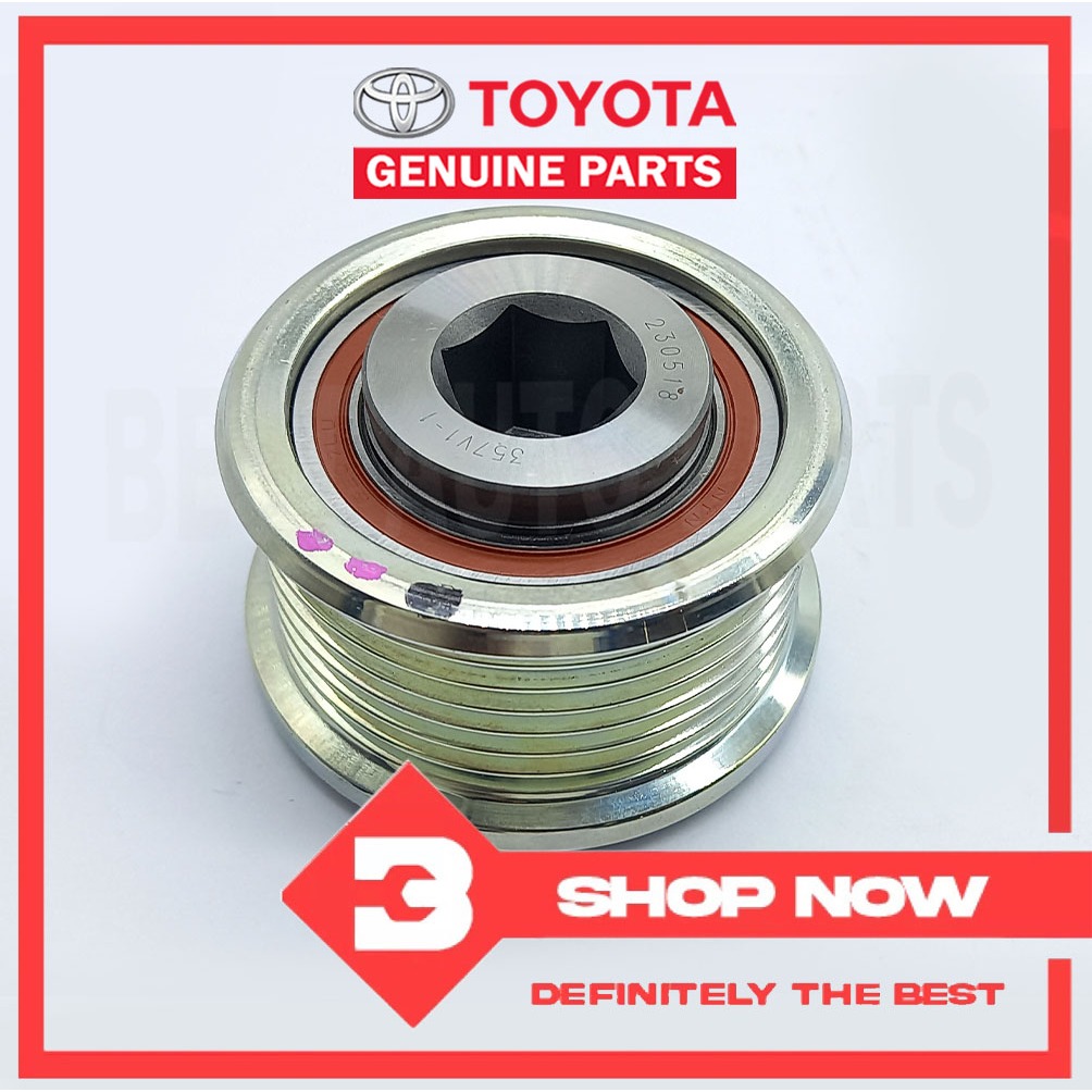 Genuine Toyota Alternator Pulley for Toyota Hiace 2006-2020 / Fortuner ...
