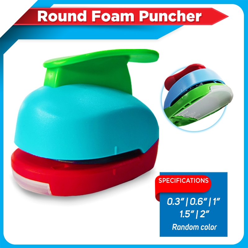 Round Foam Puncher (1pc) (assorted Color) | Shopee Philippines