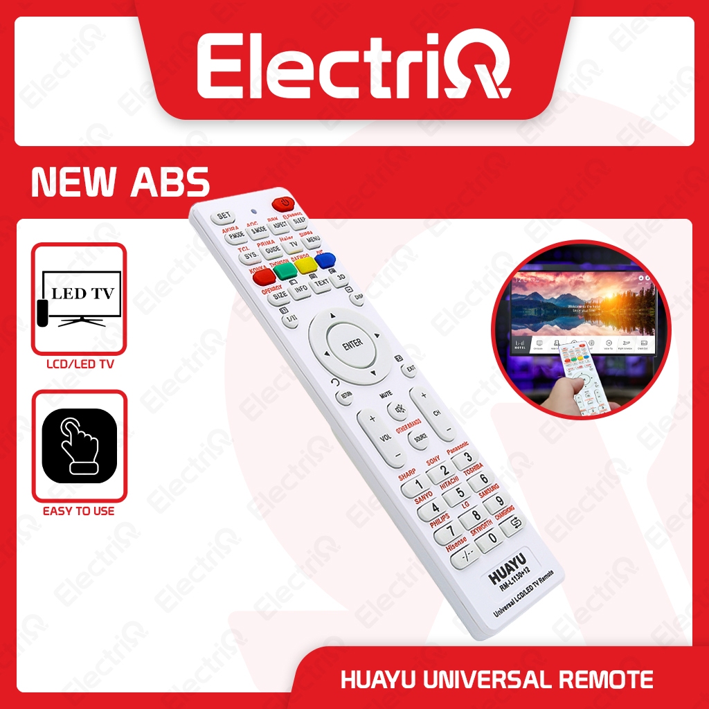 Electriq | HUAYU Universal LED / LCD Remote Control | Shopee Philippines