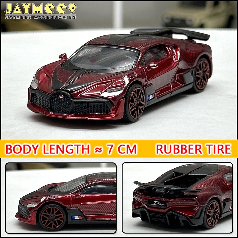 Die Cast JKM 1:64 Scale Bugatti Centodieci Chiron Divo CAR MODEL Toy ...