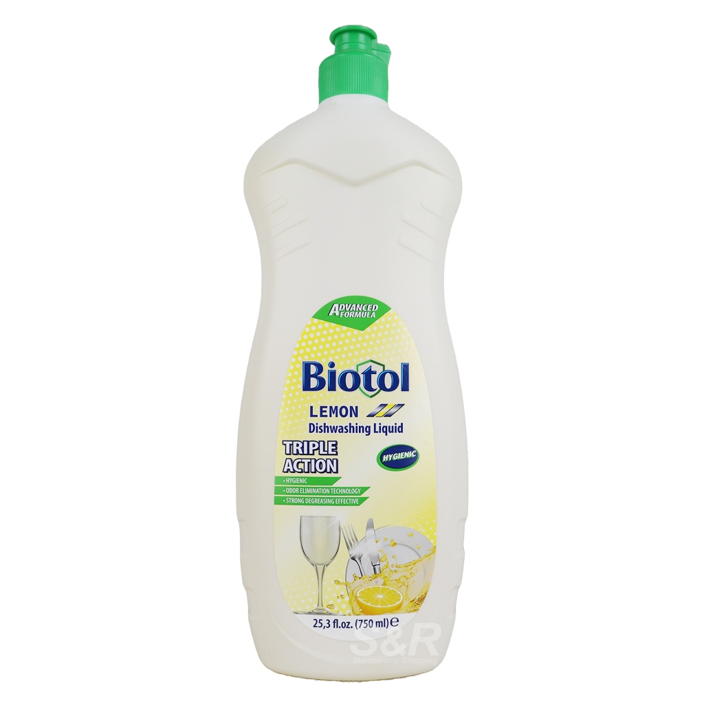 Biotol Lemon Dishwashing Liquid 750mL | Shopee Philippines