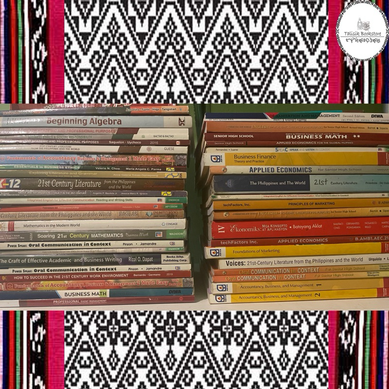 Original SHS SENIOR HIGH SCHOOL K-12 Academic Books Grade 11 ABM STEM ...