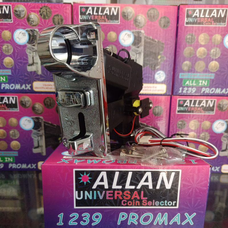 Allan Universal Coinslot Anti coin hooking Anti theft design multi coin ...