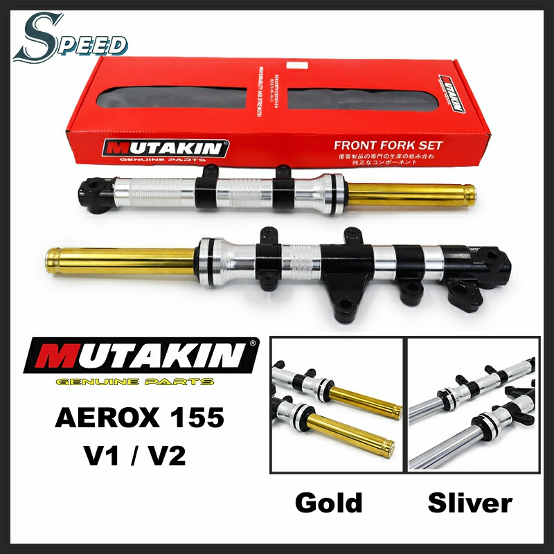 MUTAKIN CNC Motorcycle Front Shock For YAMAHA AEROX 155 V1 V2 | Shopee Philippines