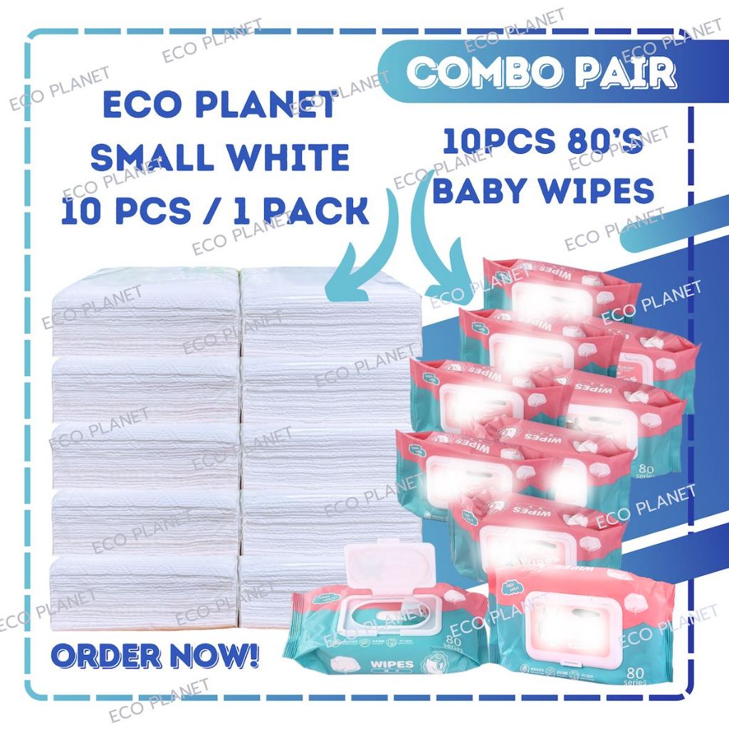 20PCS Combo Unscented 10 packs Wipes 80 sheets Baby Wipes and 8pcs ...