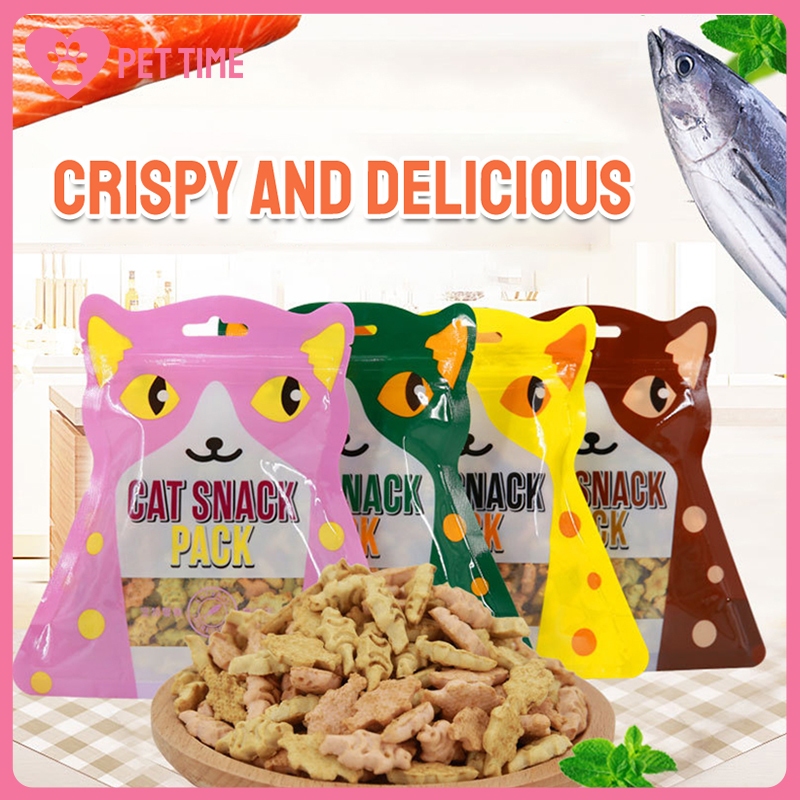Cat Snacks Treats Cat Biscuit/Cat Cookies For All Stage 80g Mixed ...