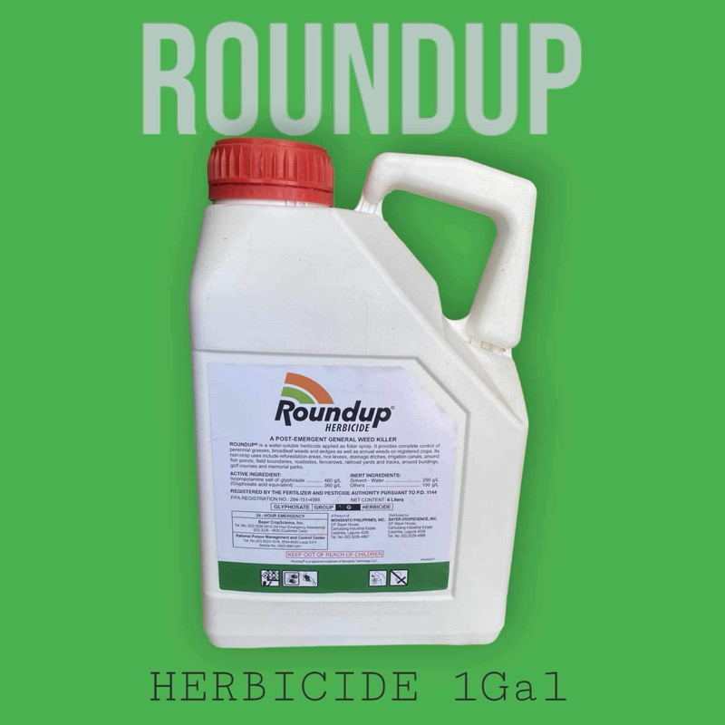 ROUNDUP BY BAYER HERBICIDE 1 Gallon | Shopee Philippines