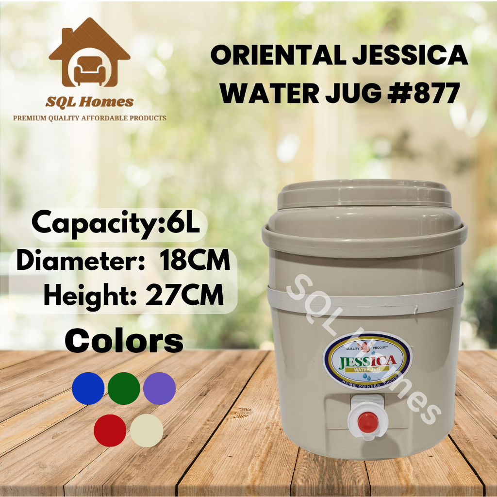 Oriental Jessica Water Jugs with Faucet 6 Liters | Multi Color | High ...